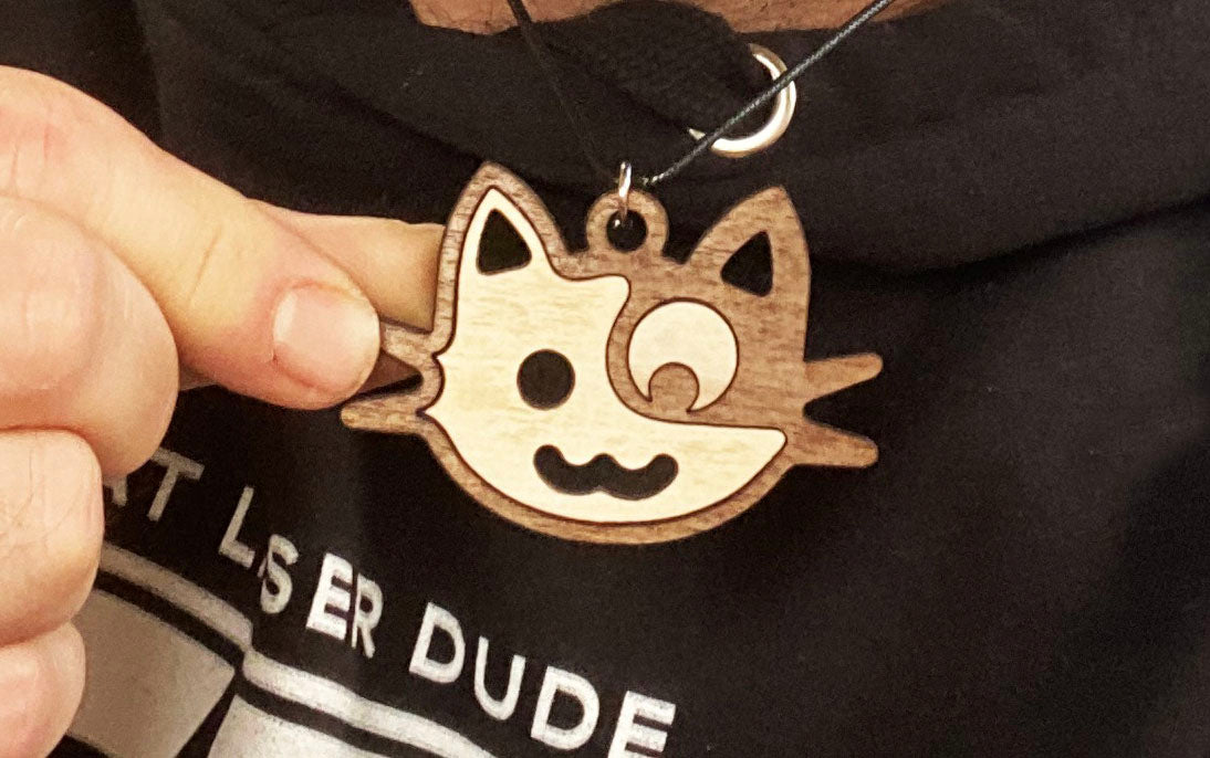 Kerf Kitty Pendant – That Laser Dude