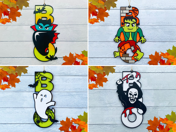Boo Series Master Bundle - 21 Designs - Halloween - Laser ready files ...
