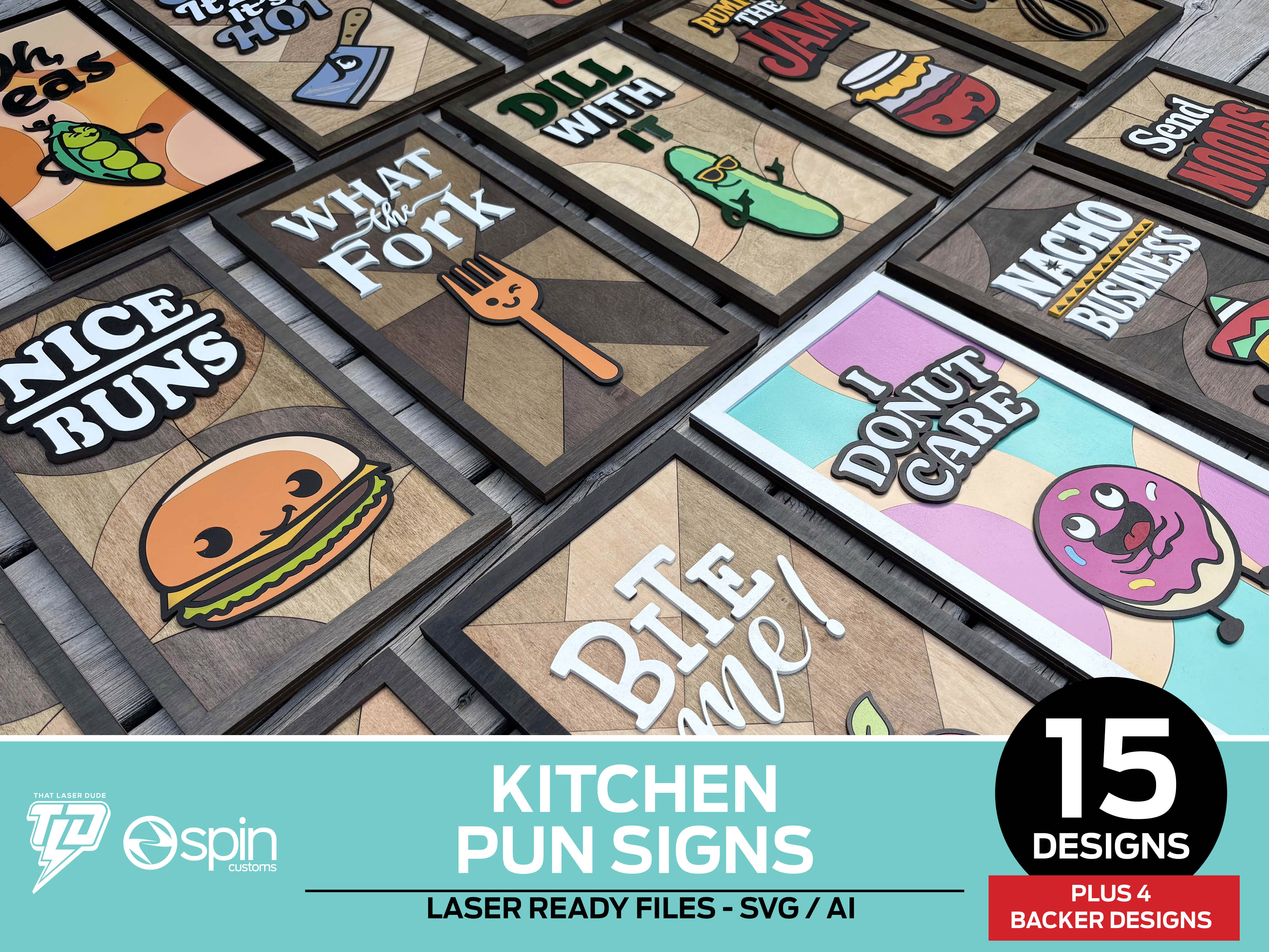 Kitchen Pun Signs – That Laser Dude