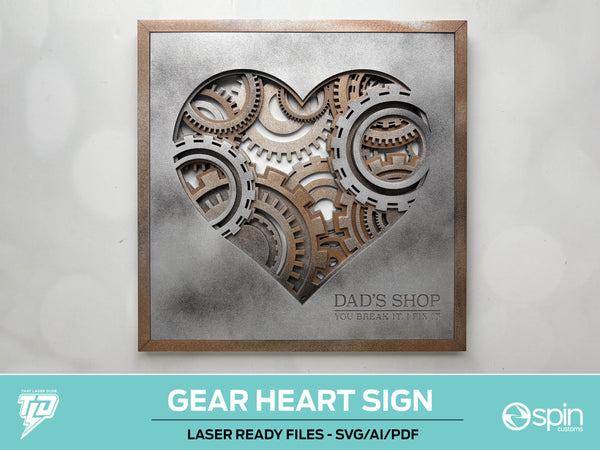 Layered Heart Signs – That Laser Dude