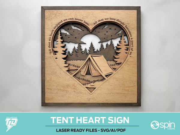 Layered Heart Signs – That Laser Dude