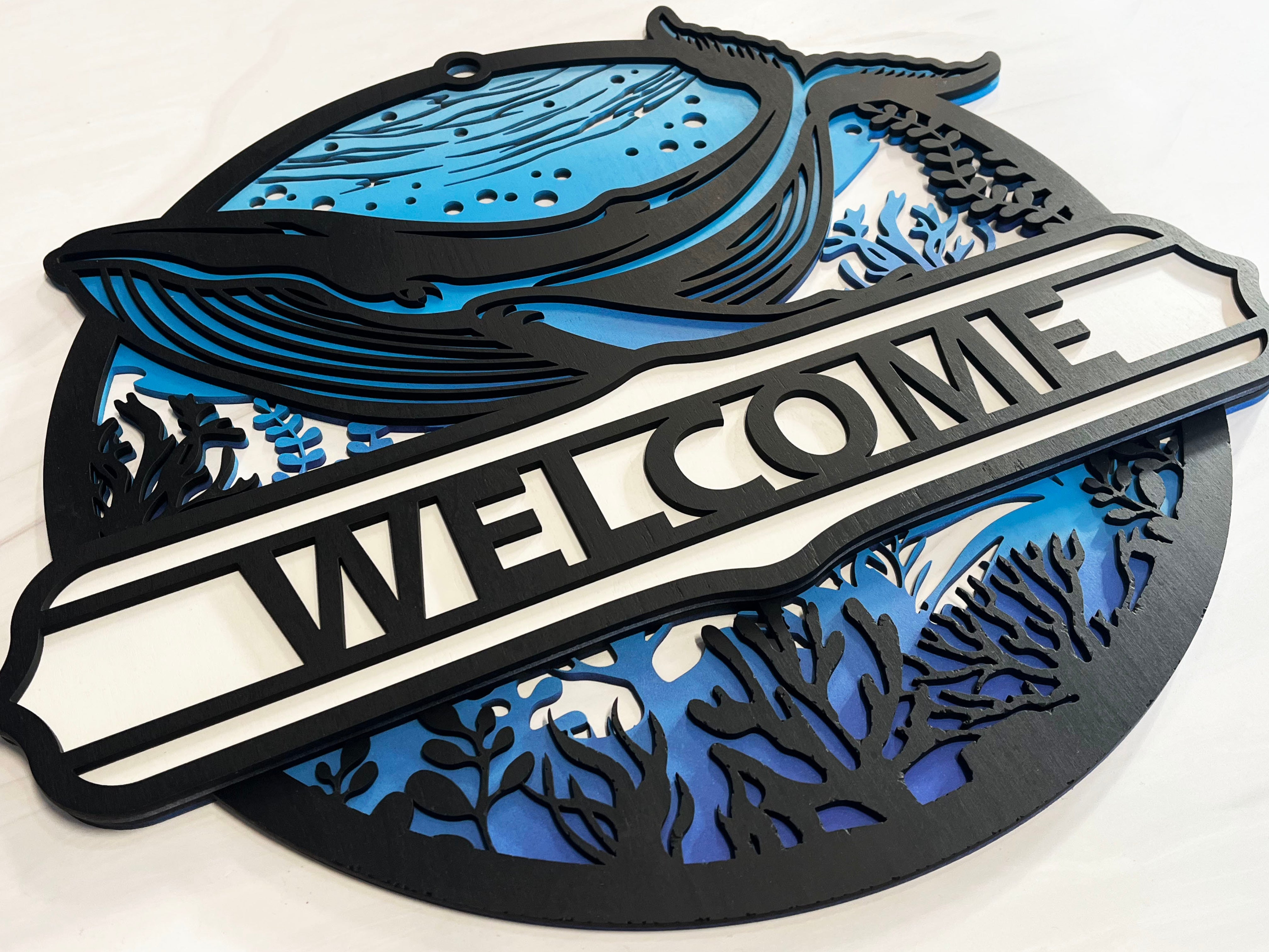 Blue Whale Sign – That Laser Dude