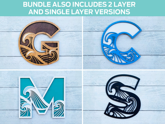 Wave Letters - A-Z – That Laser Dude